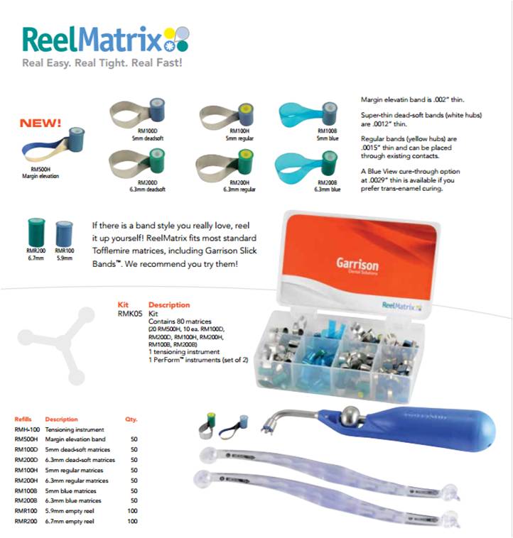 [GARRISON]Reel Matrix | 鋐豪展業有限公司 | HongHow Dental